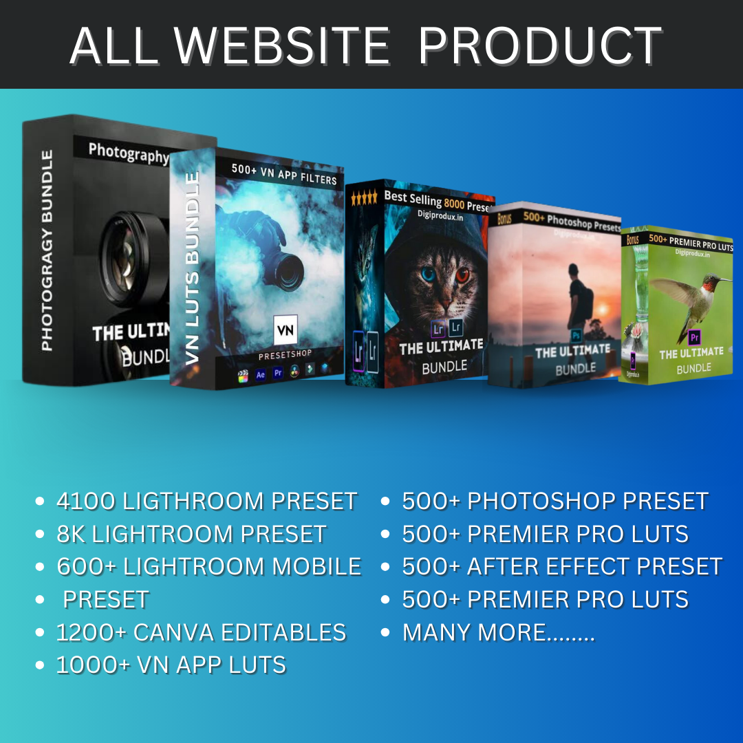 Introducing Our All-in-One Product Bundle – Preset Shop